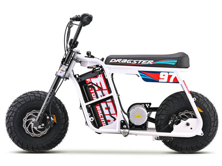 Buy EBOX Dragster Electric Pit Bike - White SM - Discount & Free Shipping