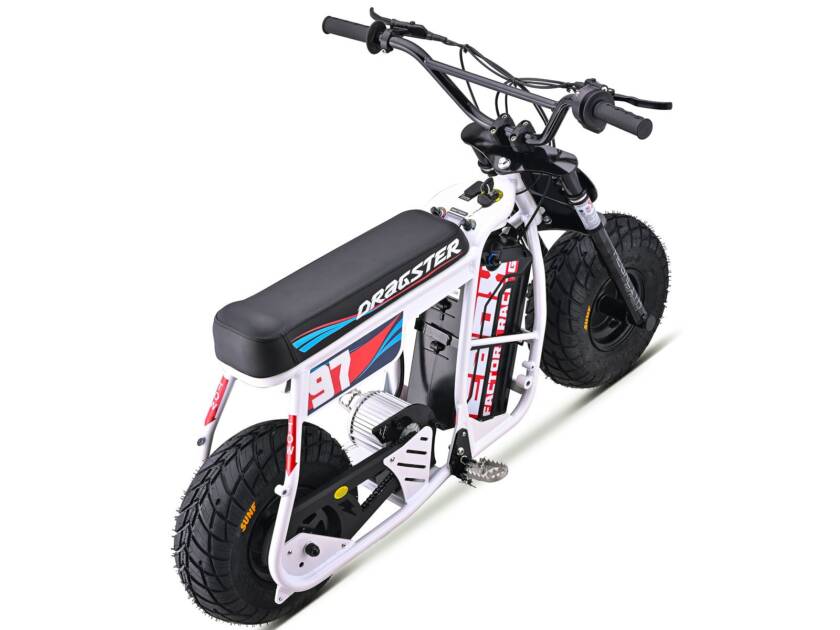 Buy EBOX Dragster Electric Pit Bike - White SM - Discount & Free Shipping
